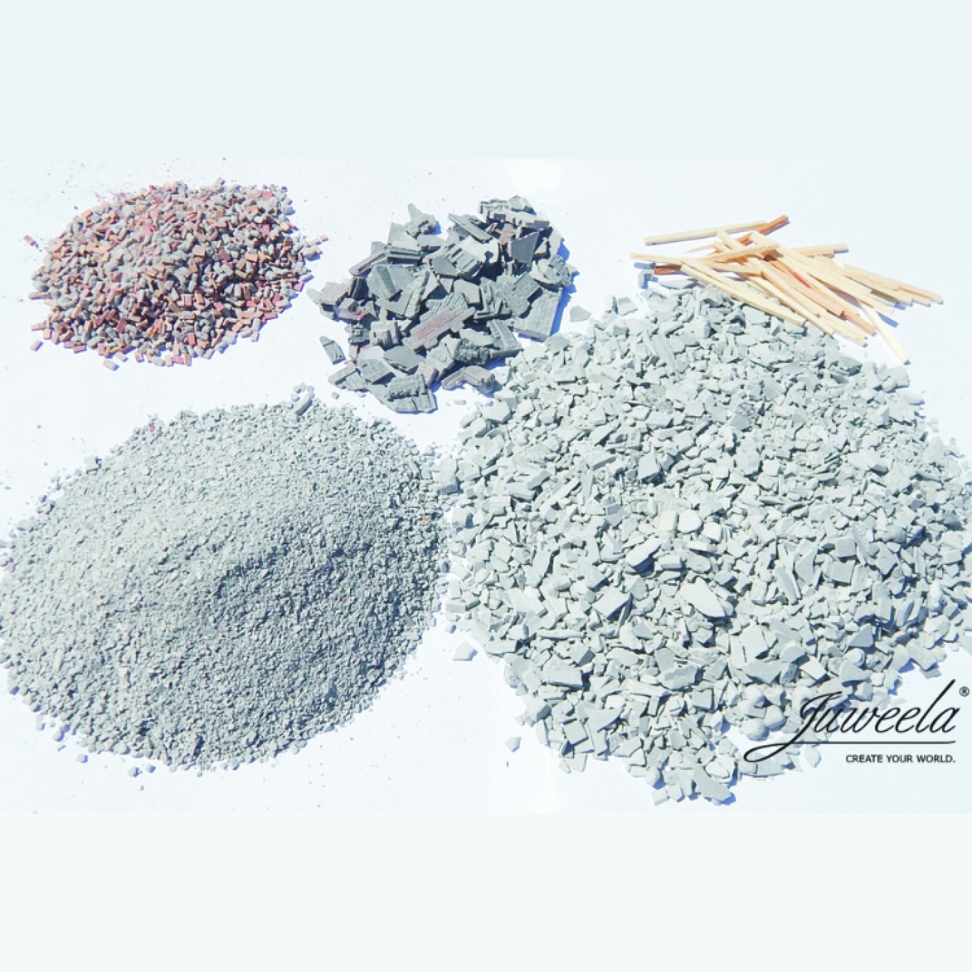 Real model Brick Rubble for OO model railways Juweela 28309