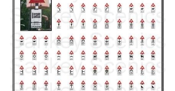 Model Old Road Signage N 1940s-1960s