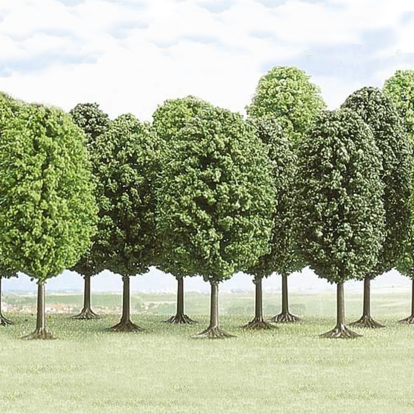 Model railway and wargame Deciduous Trees 110-150mm Busch 6485
