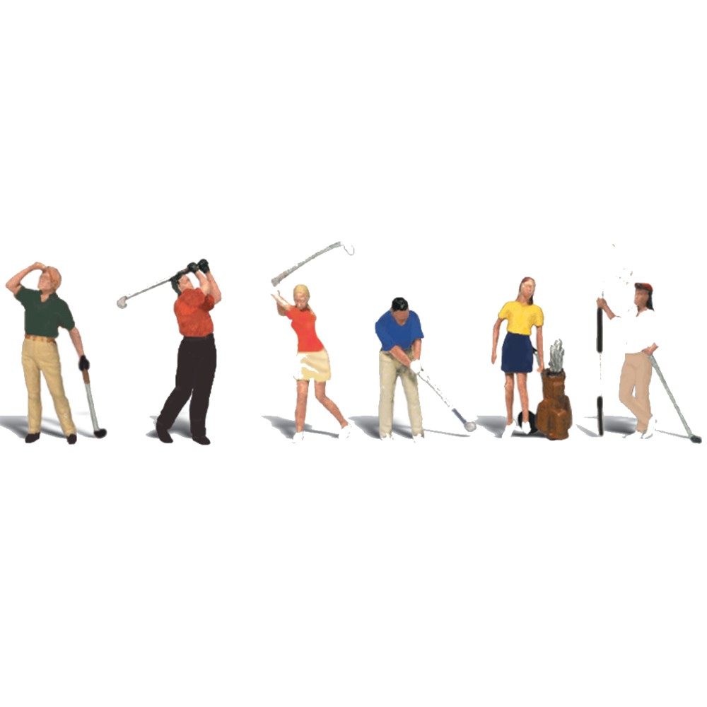 Model railway Golfers OO