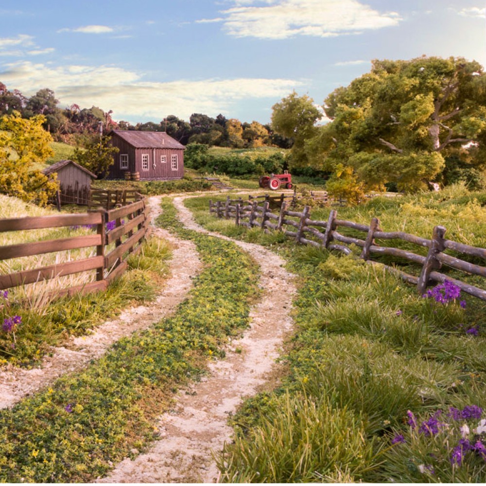 Split Rail Log Fence woodland Scenics A3001