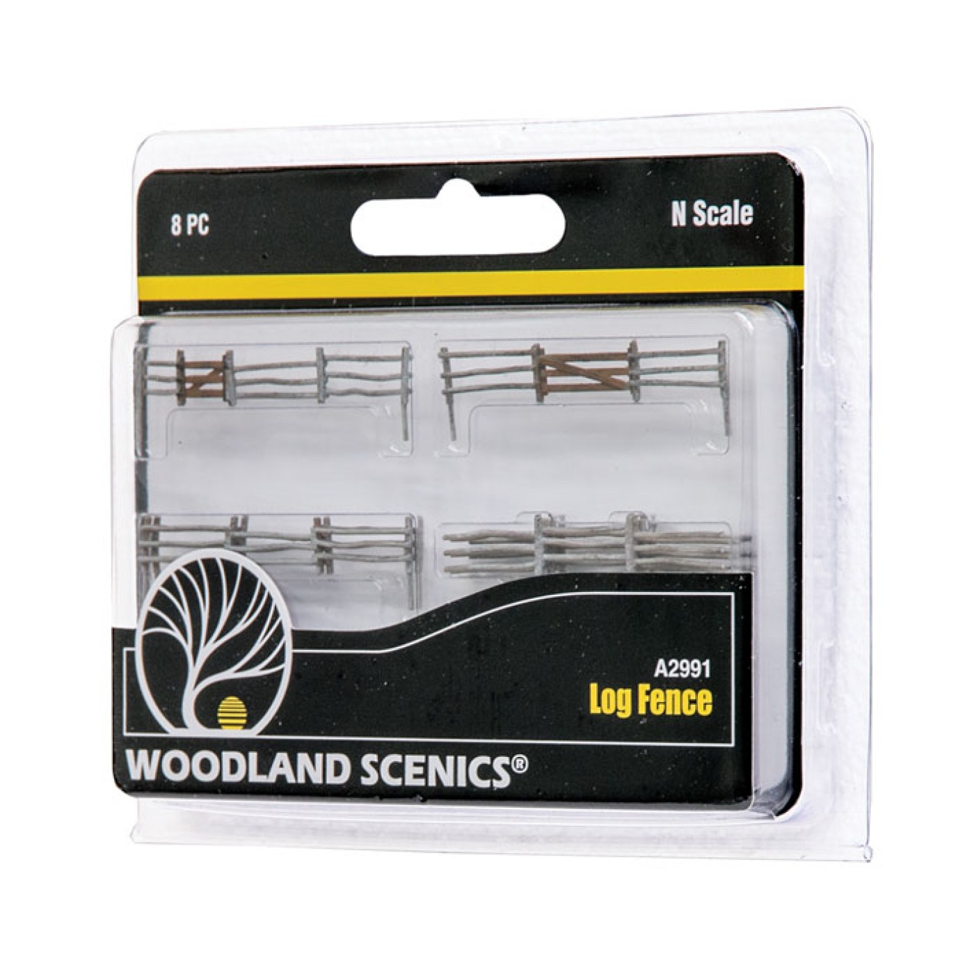 Model Railway Split Rail Log Fence woodland Scenics A2991