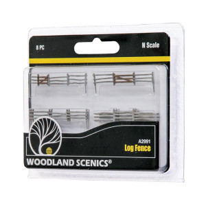 Split Rail Log Fence woodland Scenics A2991