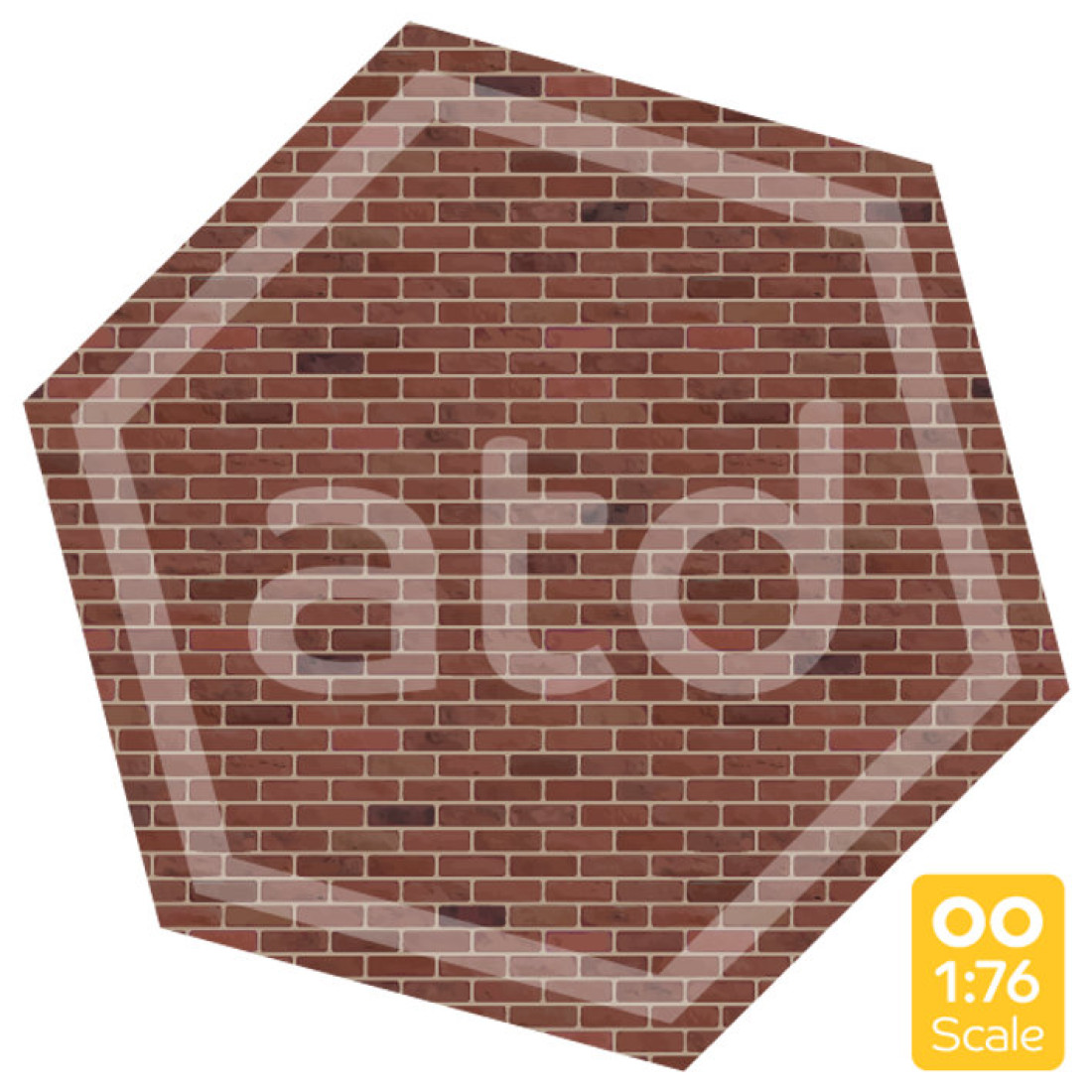 Brick wall Heritage Brick Card OO ATD041
