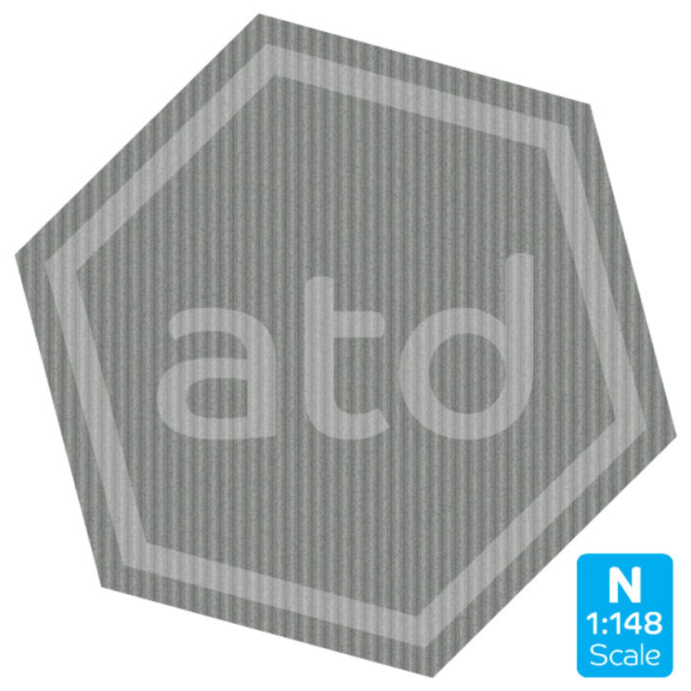 Asbestos Sheet Card N Gauge ATD12039