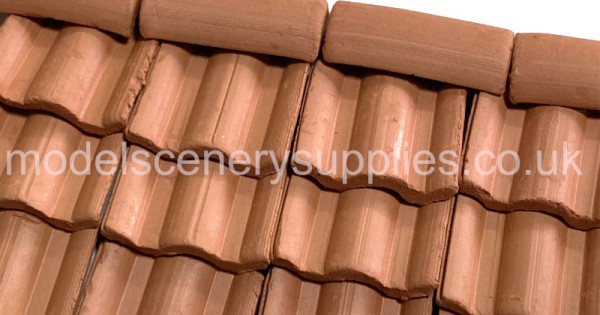 Model Large Scale model roof ridge tiles By Aedes 2206