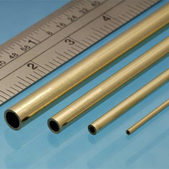 Round Micro Brass Tube 7mm Albion Alloys BT7M