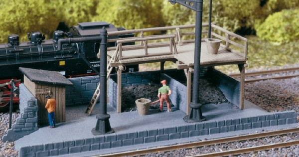 TT model railway coaling stage from Auhagen 13291