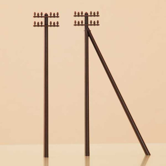 Model TT railway Telegraph Poles