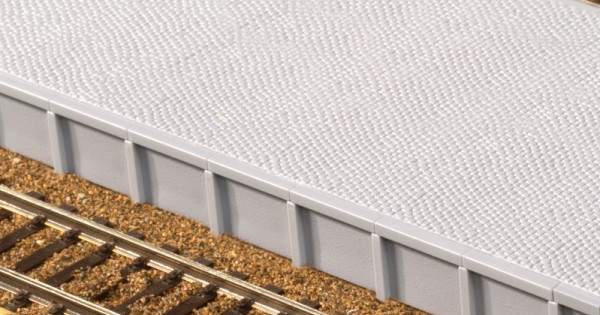 Model Platform edging side walls in TT scale 1:120 from Auhagen 43588