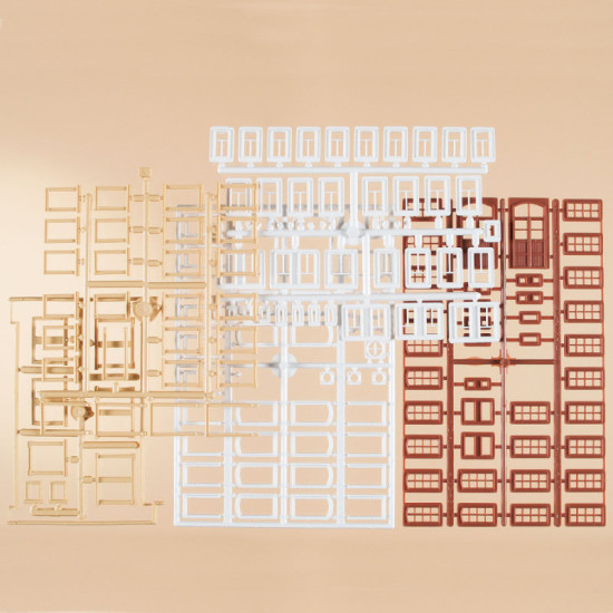 Model railway building Windows, Frames and door frames OO