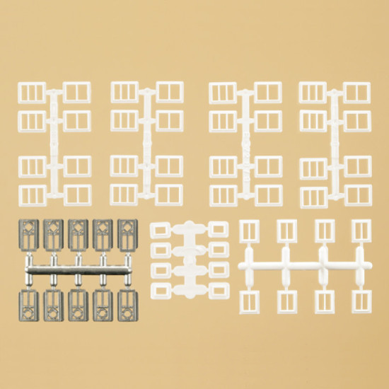 Model Railway building N gauge windows and doors