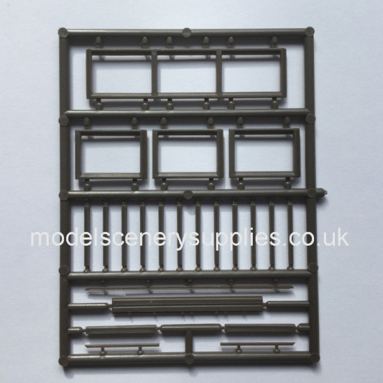 Model railway Signal Box Window Frames OO
