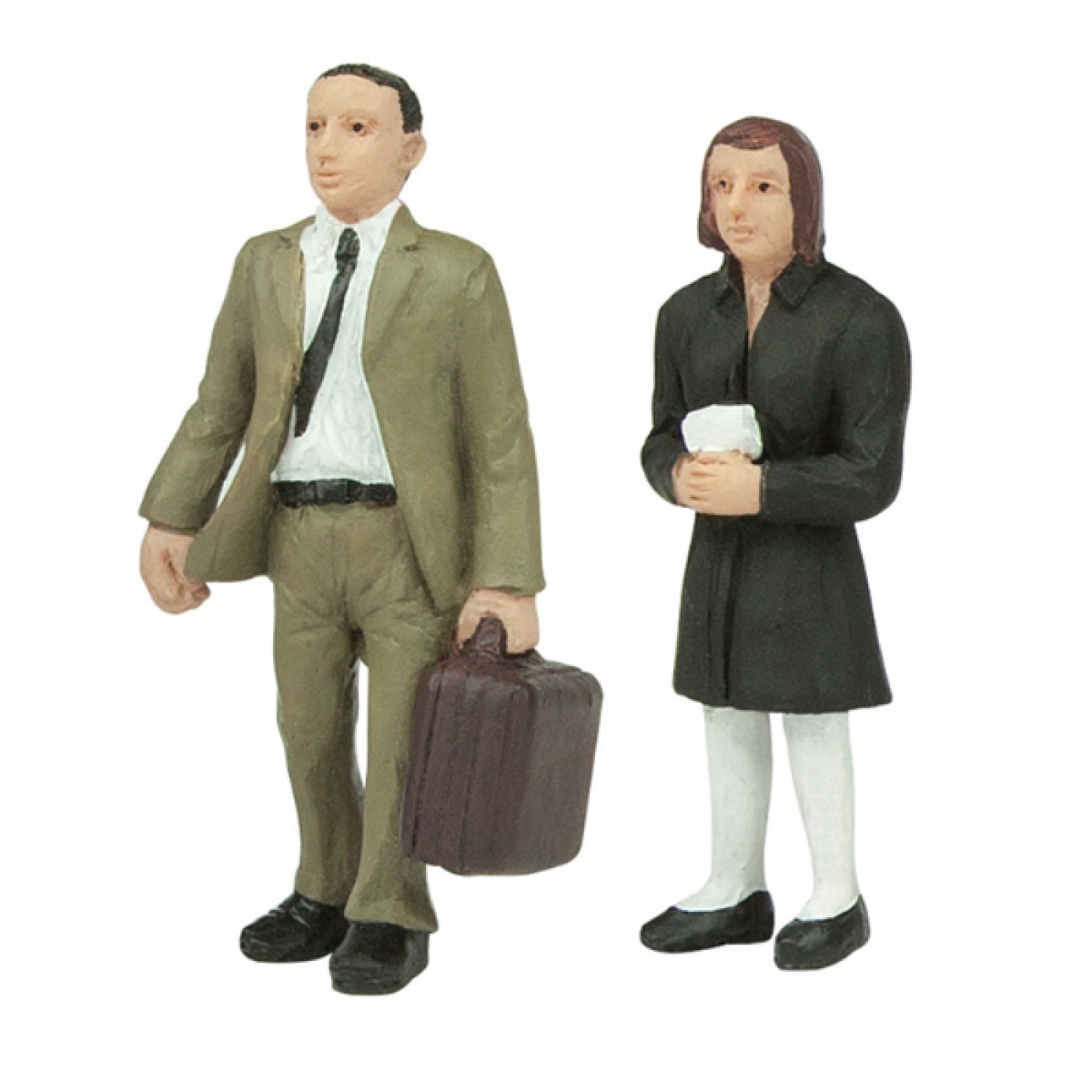 Model O gauge figures Standing Passengers set B