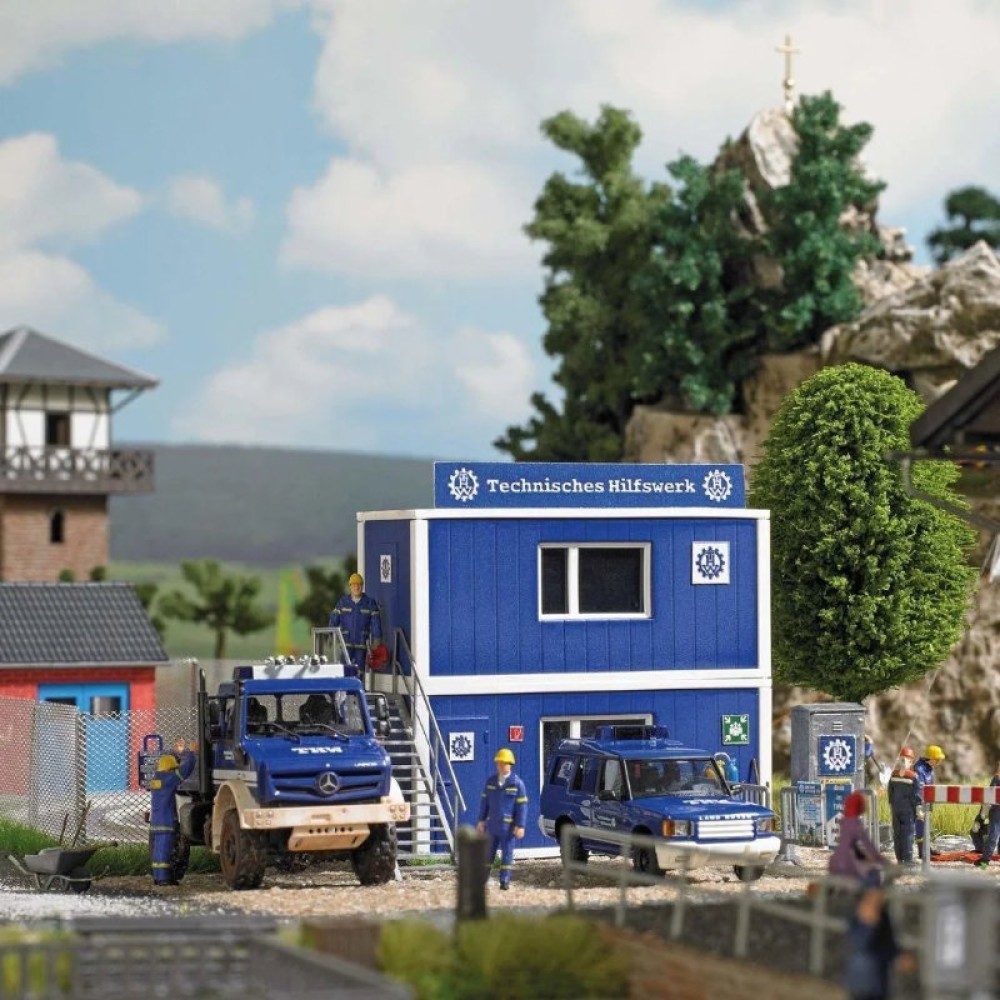 Model Railway Container Set Protacabin, Jack Cabin OO Busch 1029