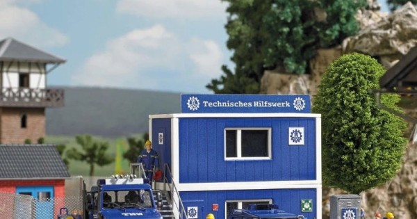 Model Railway Container Set Protacabin, Jack Cabin OO Busch 1029
