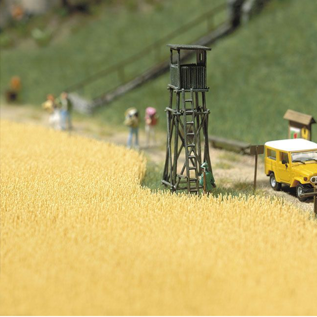Model Railway Wheat field OO Busch1204