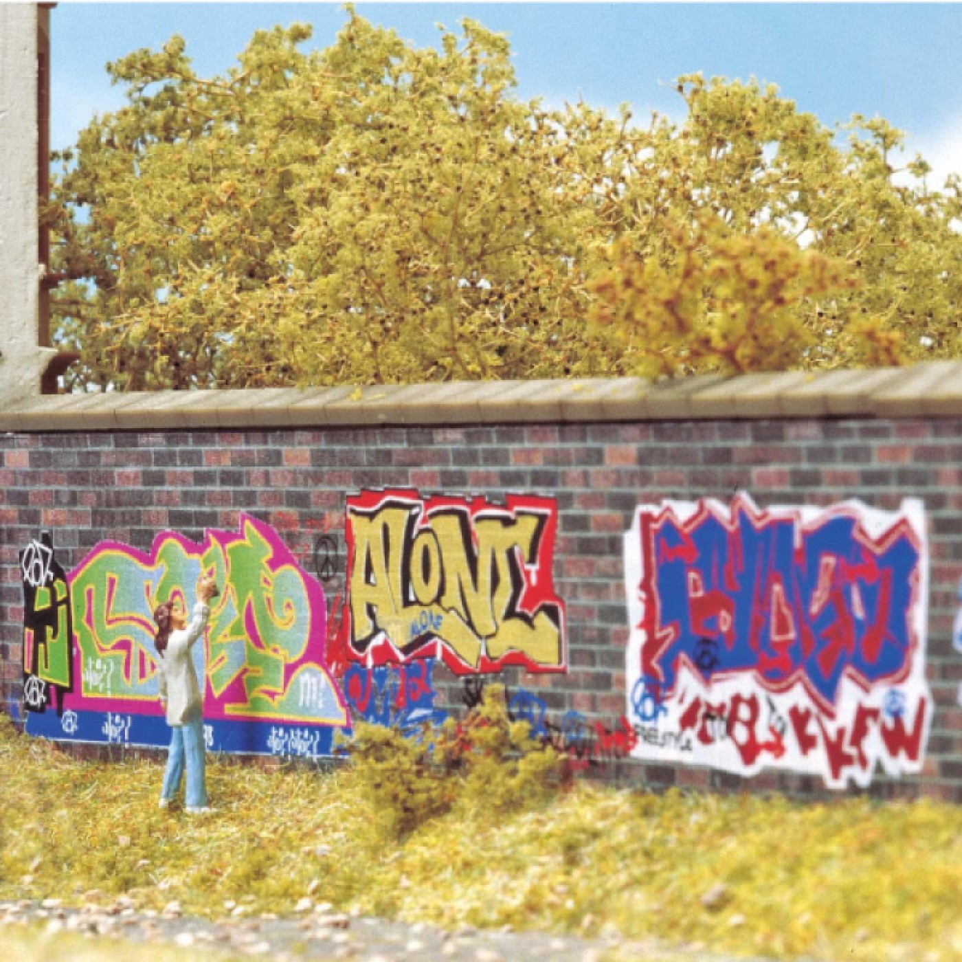 Model Railway Graffiti Busch 6035