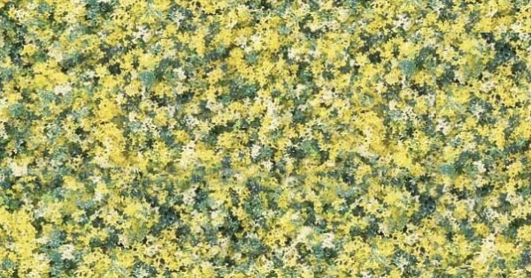 Model Flock Flower Mix Yellow Busch 7358