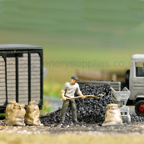 Model railway Coal man and Scales OO
