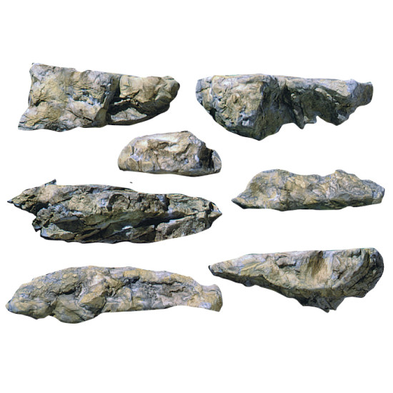 Model railway rocks from Woodland Scenics Rock Mould Embankment C1233