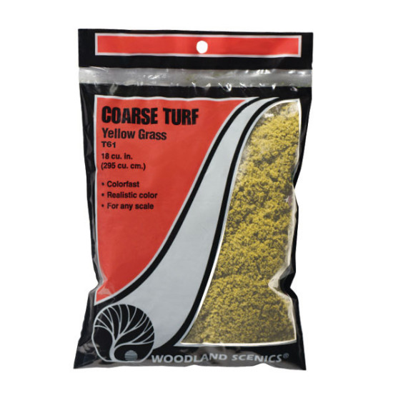 Coarse Turf Yellow Grass Woodland Scenics Shaker Jar T1361