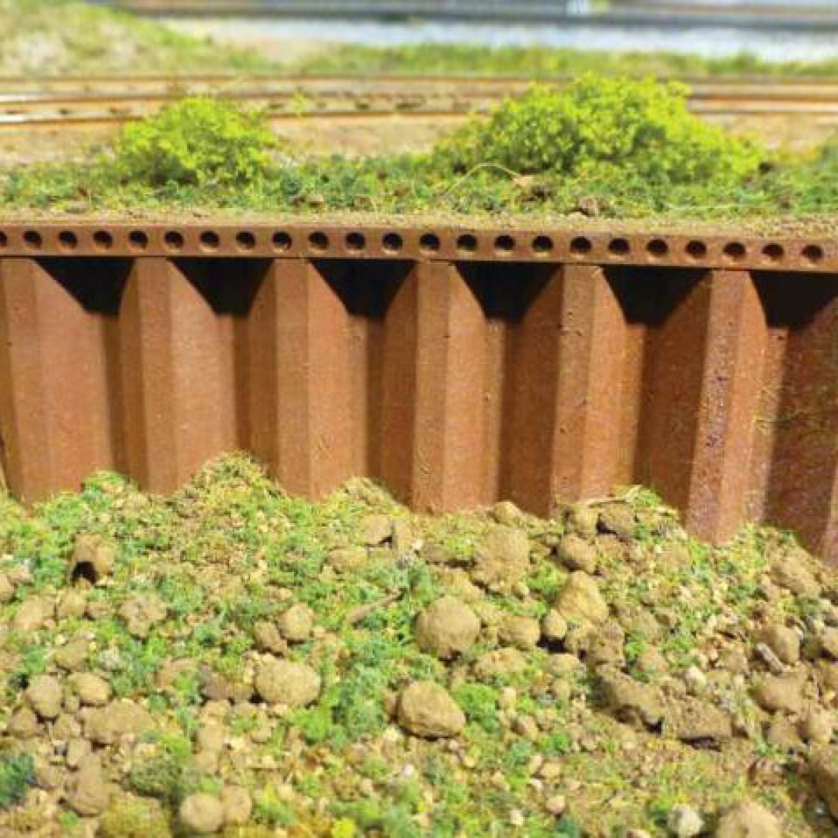 Model Cobblestone Road for OO railways