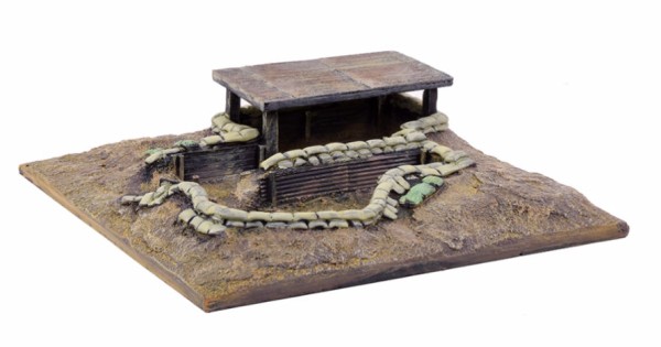 Model Command Bunker for 15mm-20mm Clearance