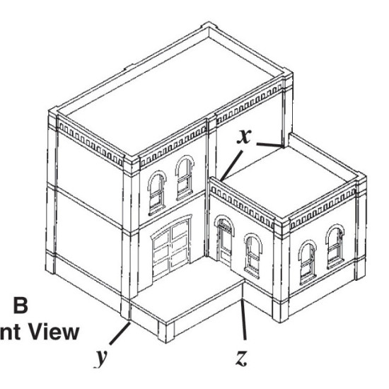 Model Scratch Build Modular Building Parts OO