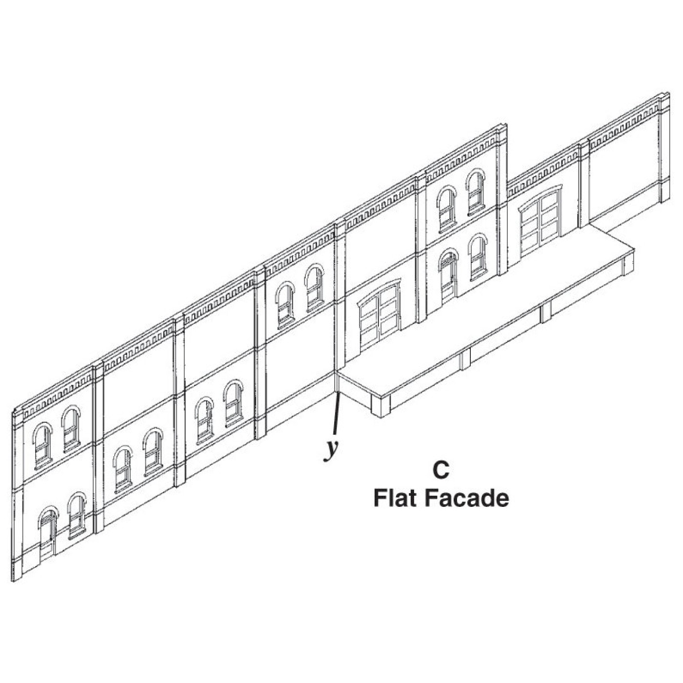 Model Scratch Build Modular Building Parts OO