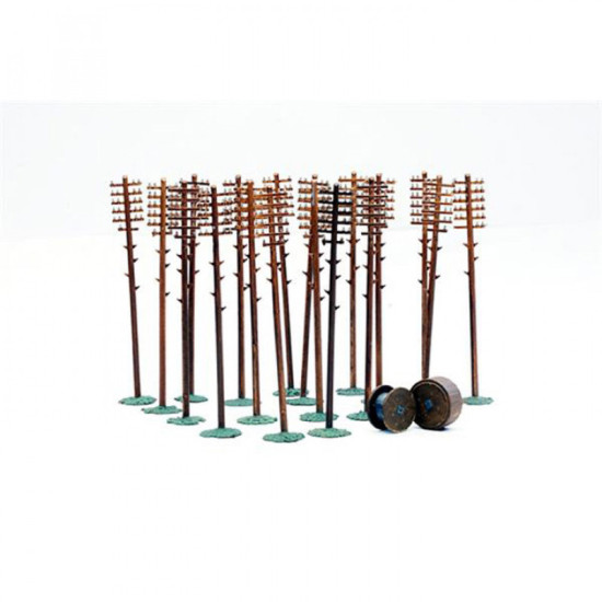 Model telegraph poles Dapol C024