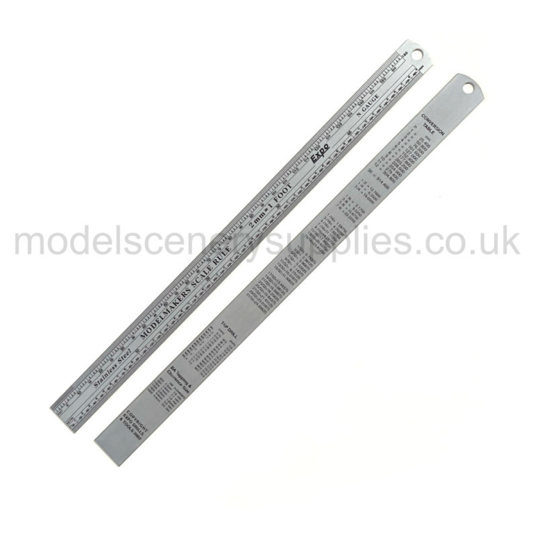 N Gauge Scale Ruler 2mm = 1 foot