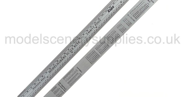 N Gauge Scale Ruler 2mm = 1 foot