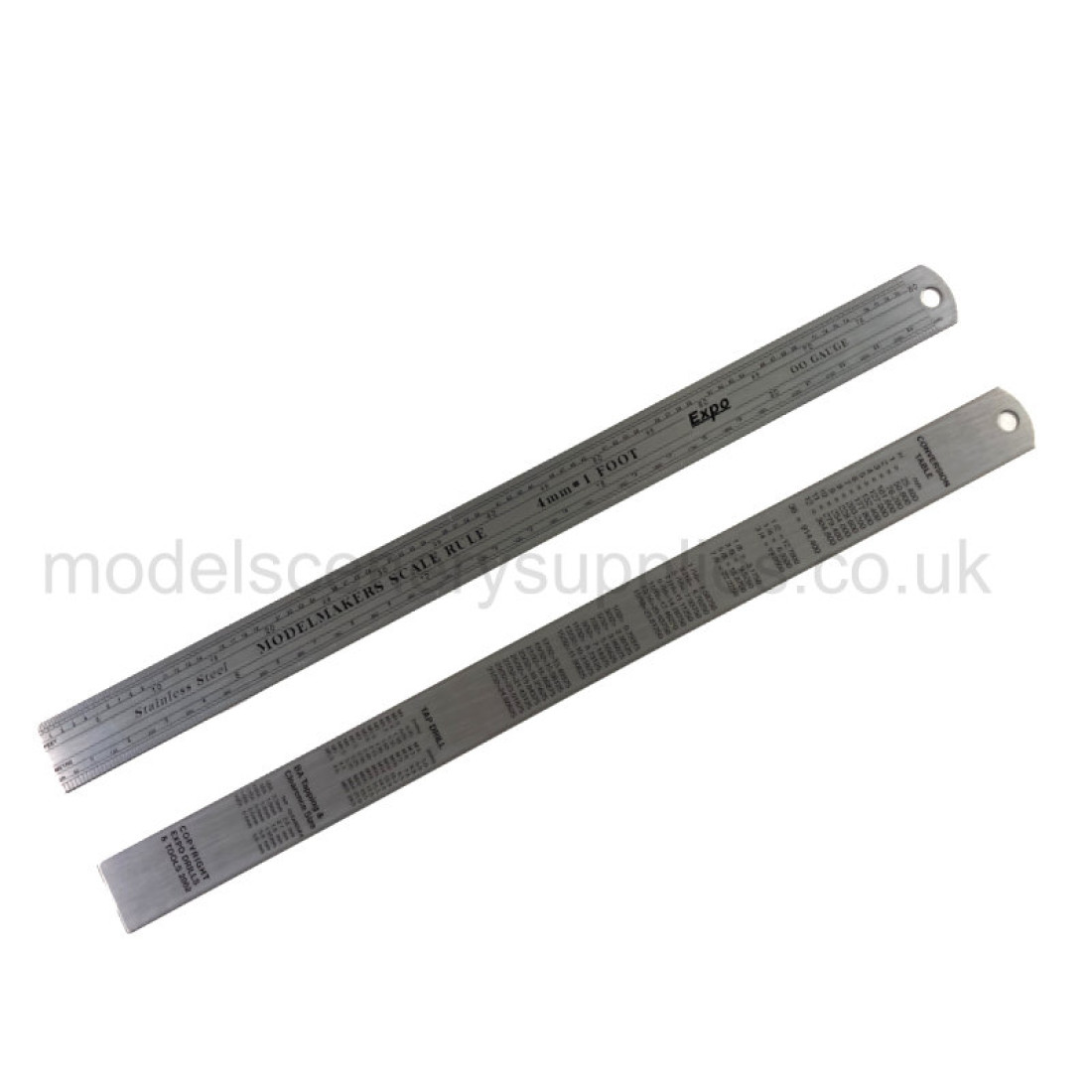 OO Gauge Scale Ruler 4mm = 1 foot