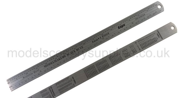 OO Gauge Scale Ruler 4mm = 1 foot