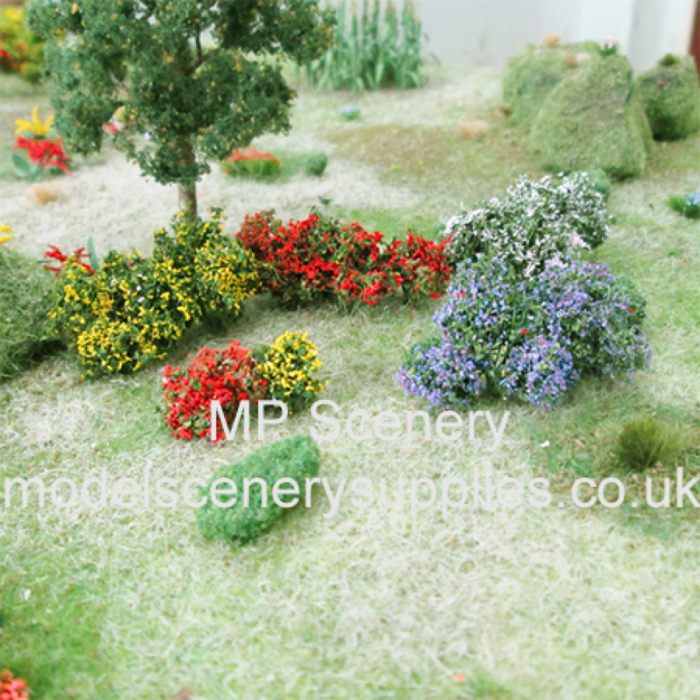 Model Flower Bushes