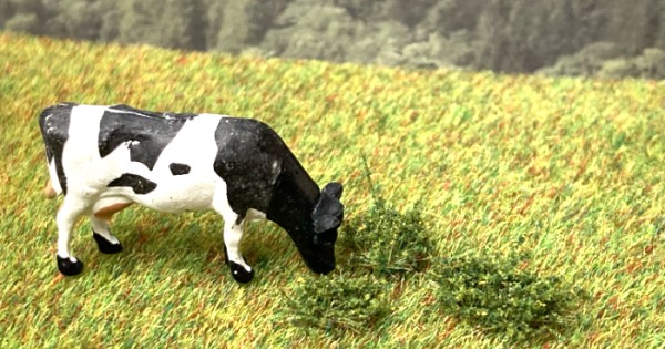 Model Green Mini Shaped Tufts