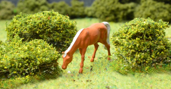 Model railway gorse bushes