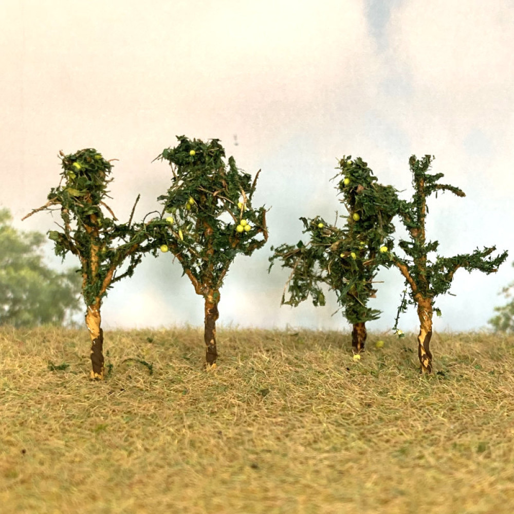 Model Railway Hedgerow Dying Trees in N gauge