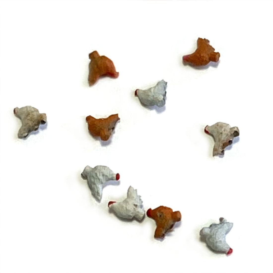 Model chickens N gauge models