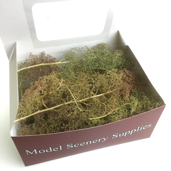 Seafoam or sea moss or sea foam for model tree making