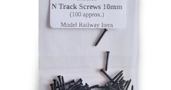 N gauge Track Screws Fine 10mm GVSCN10