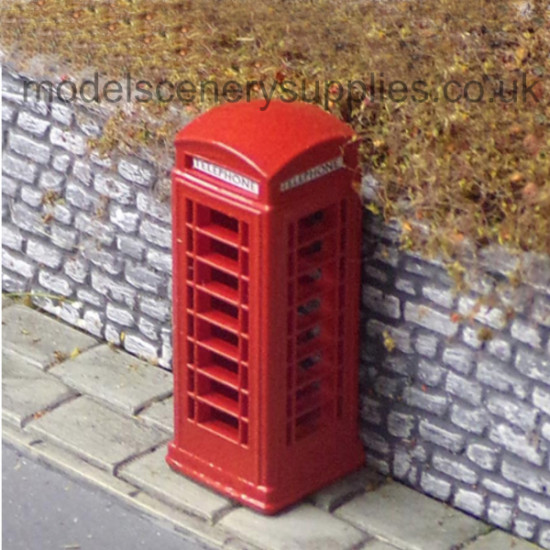 Model TELEPHONE BOX for model railways in OO