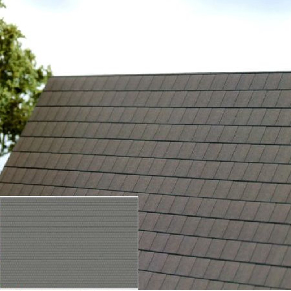 Modern Slate Roof 1:32