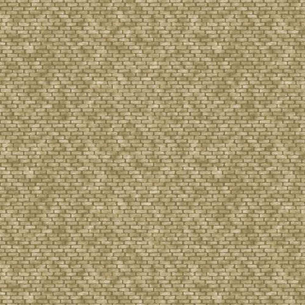 Model Railway Building Paper Yellow Brick N Gauge