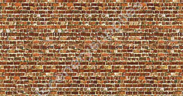 Model railway brick sheet paper Self-Adhesive Building Paper Dark Old ...