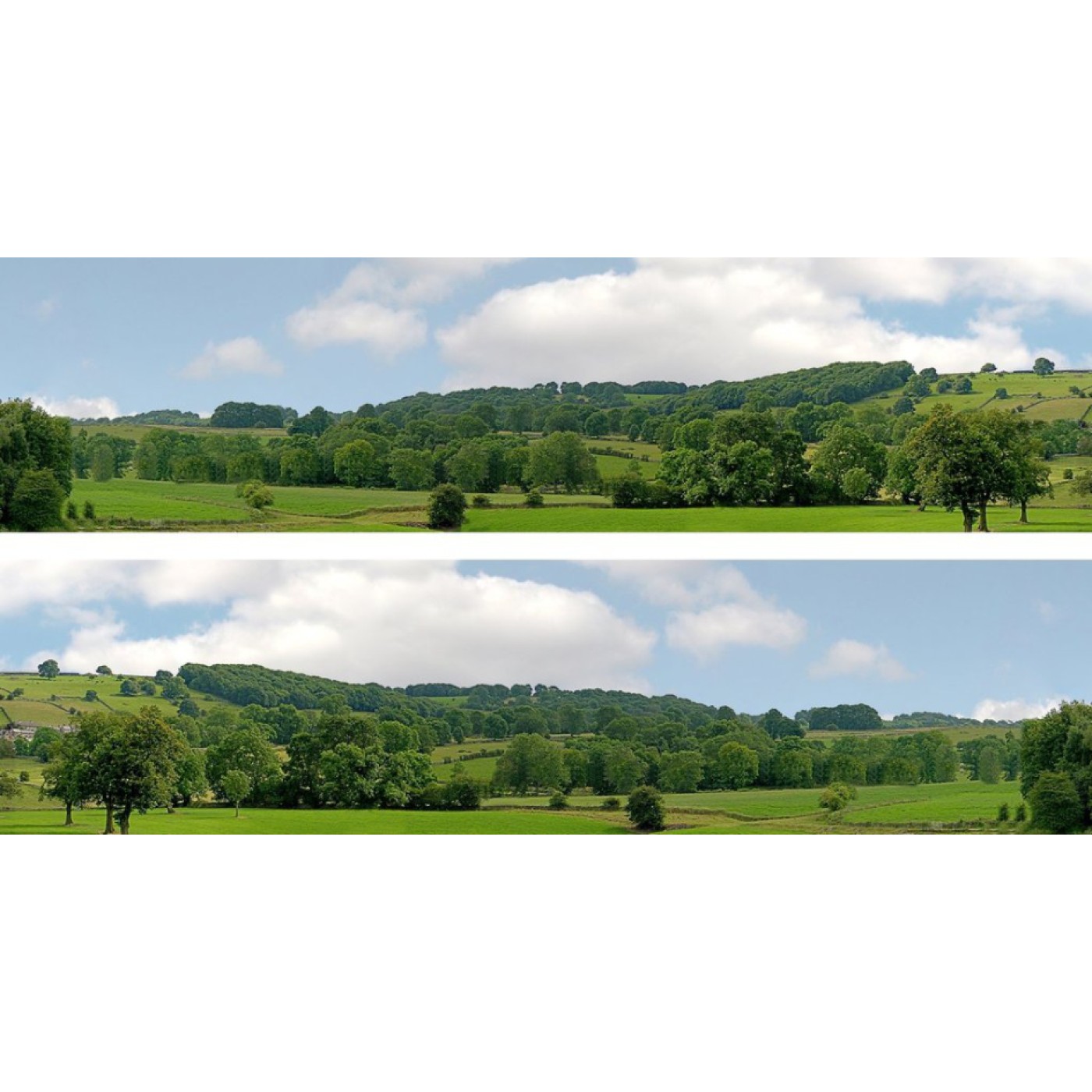 Model Railway Self Adhesive BACKSCENE Village 202A OO