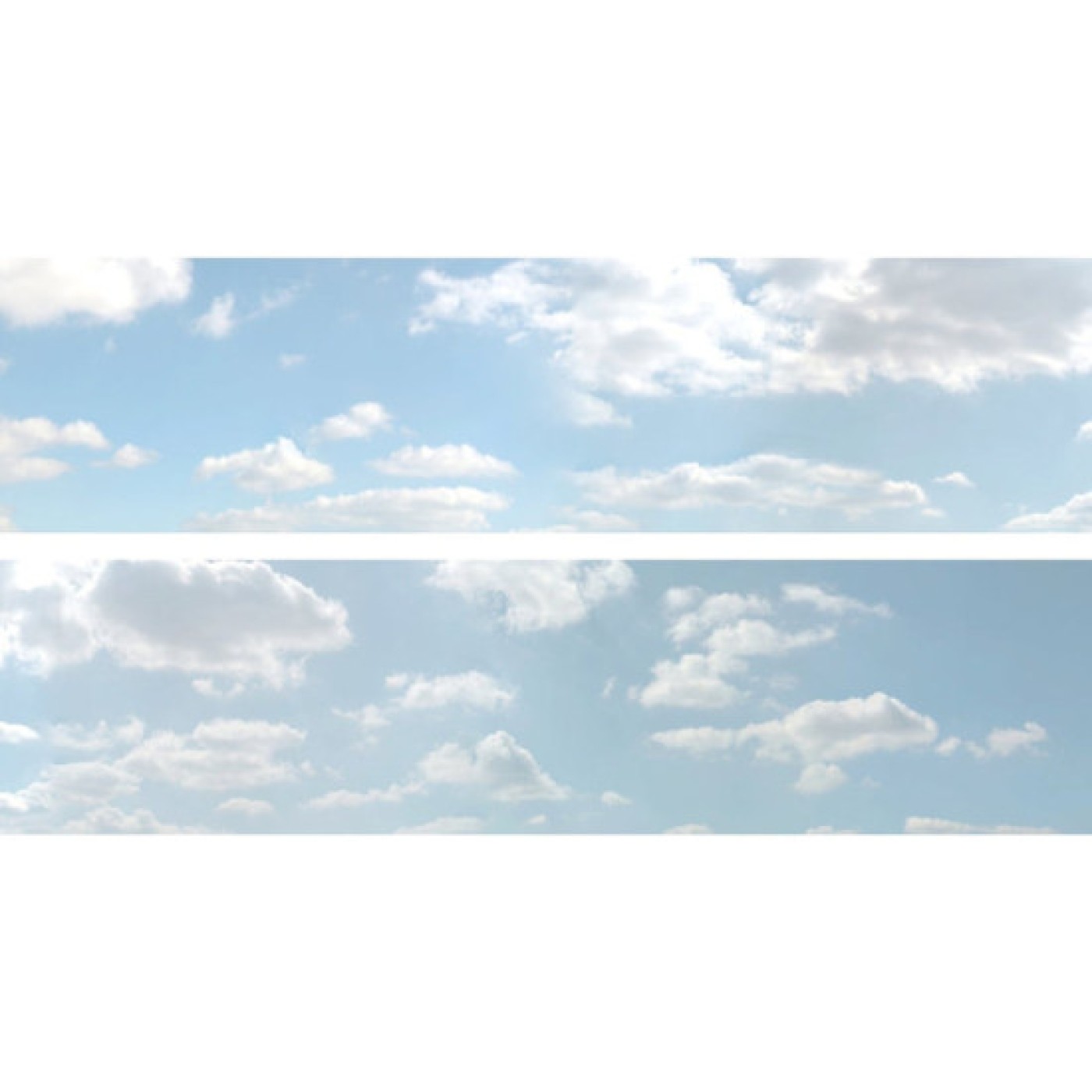 Model railway Sky Backscene Summer Sky Pack B