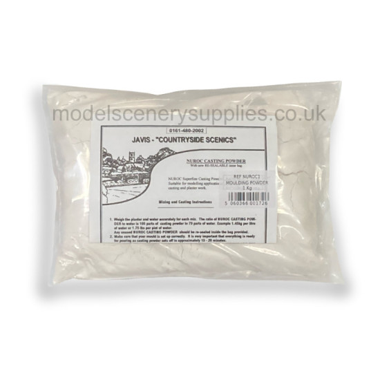 Superfine Casting Plaster 1kg Javis NUROC1