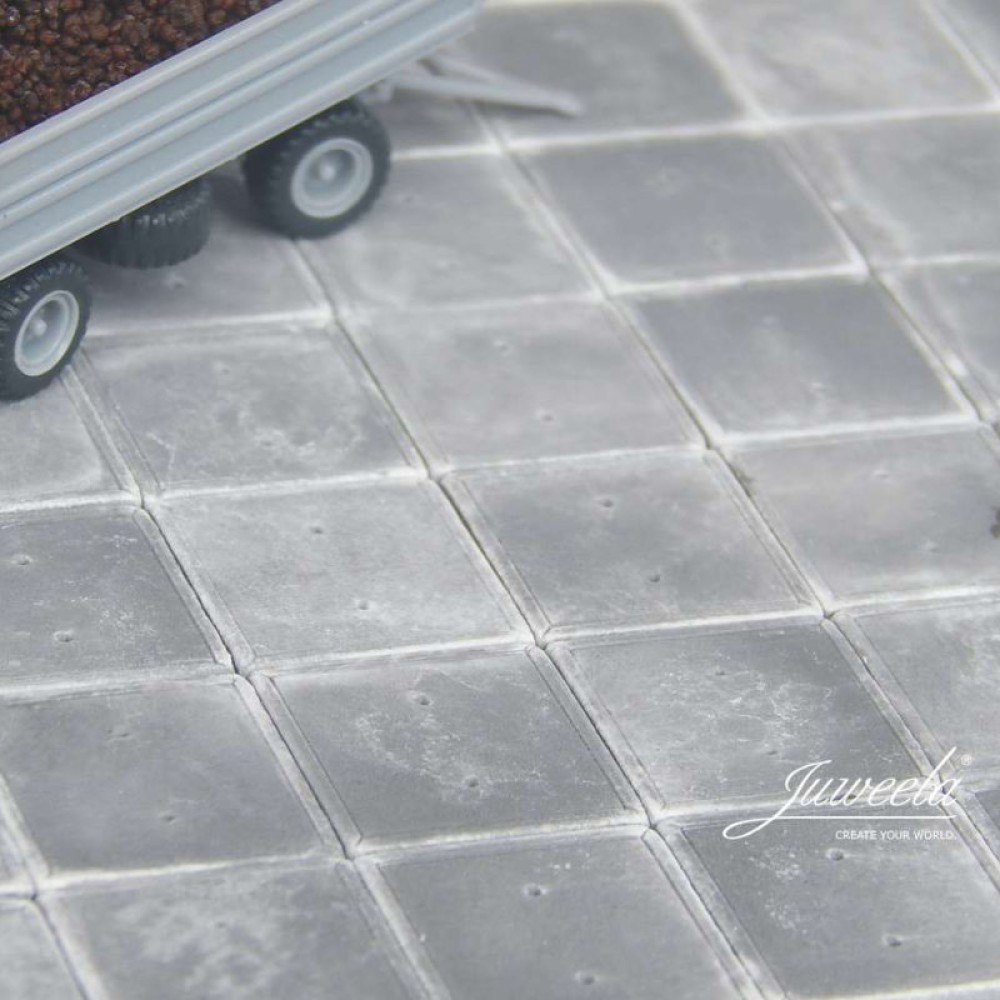 Model Industry Concrete Slabs Stelcon Plates 12 x 12mm Juweela 21623